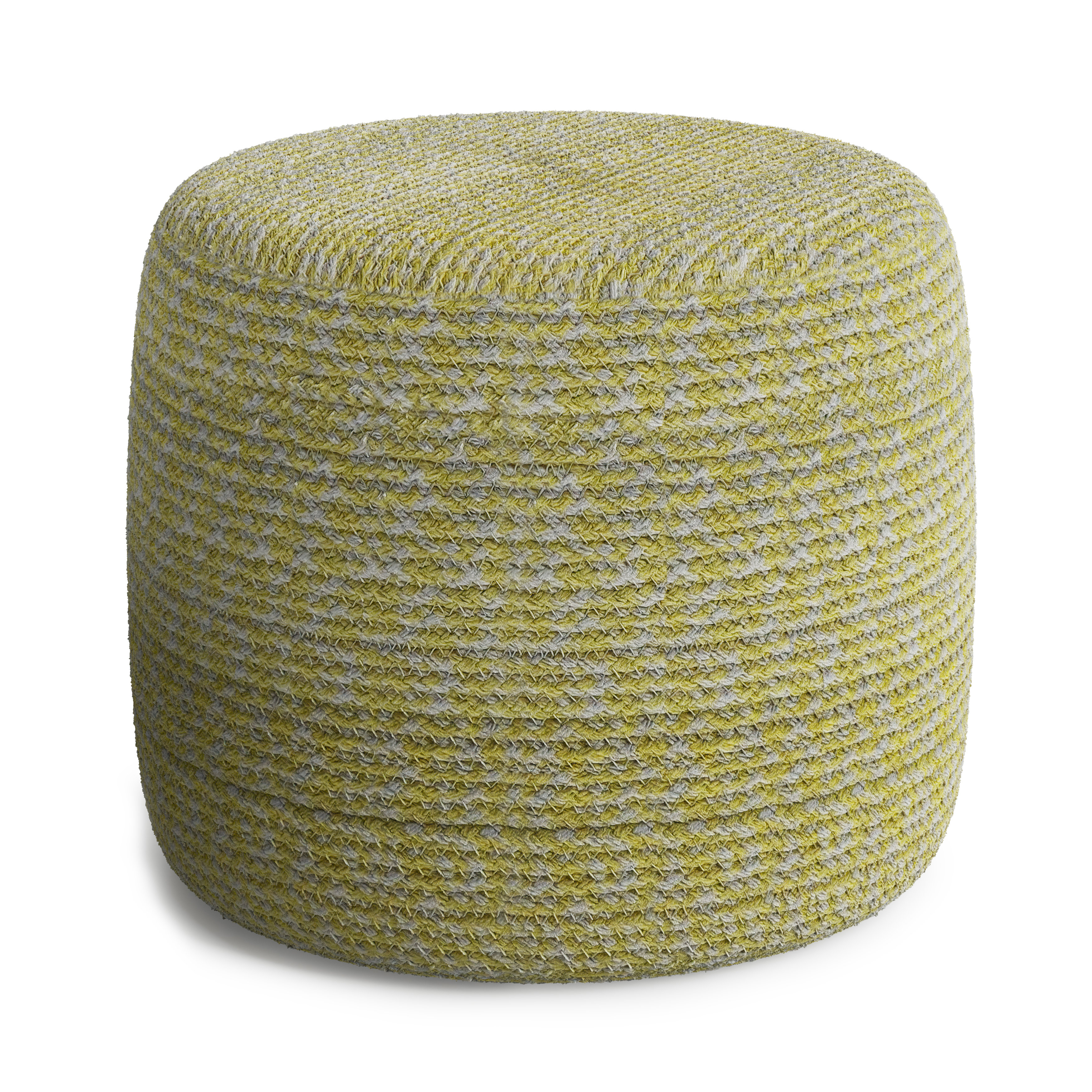 Simpli Home Bayley 20" Wide Round Pouf Ottoman & Reviews - Wayfair Canada