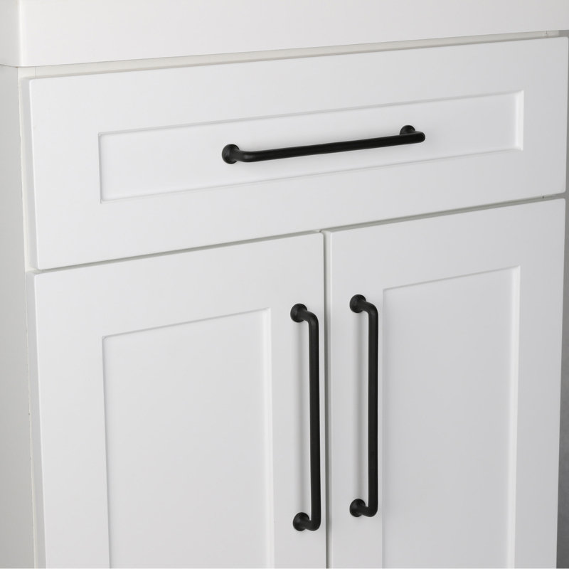 Ageless Iron Barn 8" Round Corner Handle Cabinet Pull | Wayfair