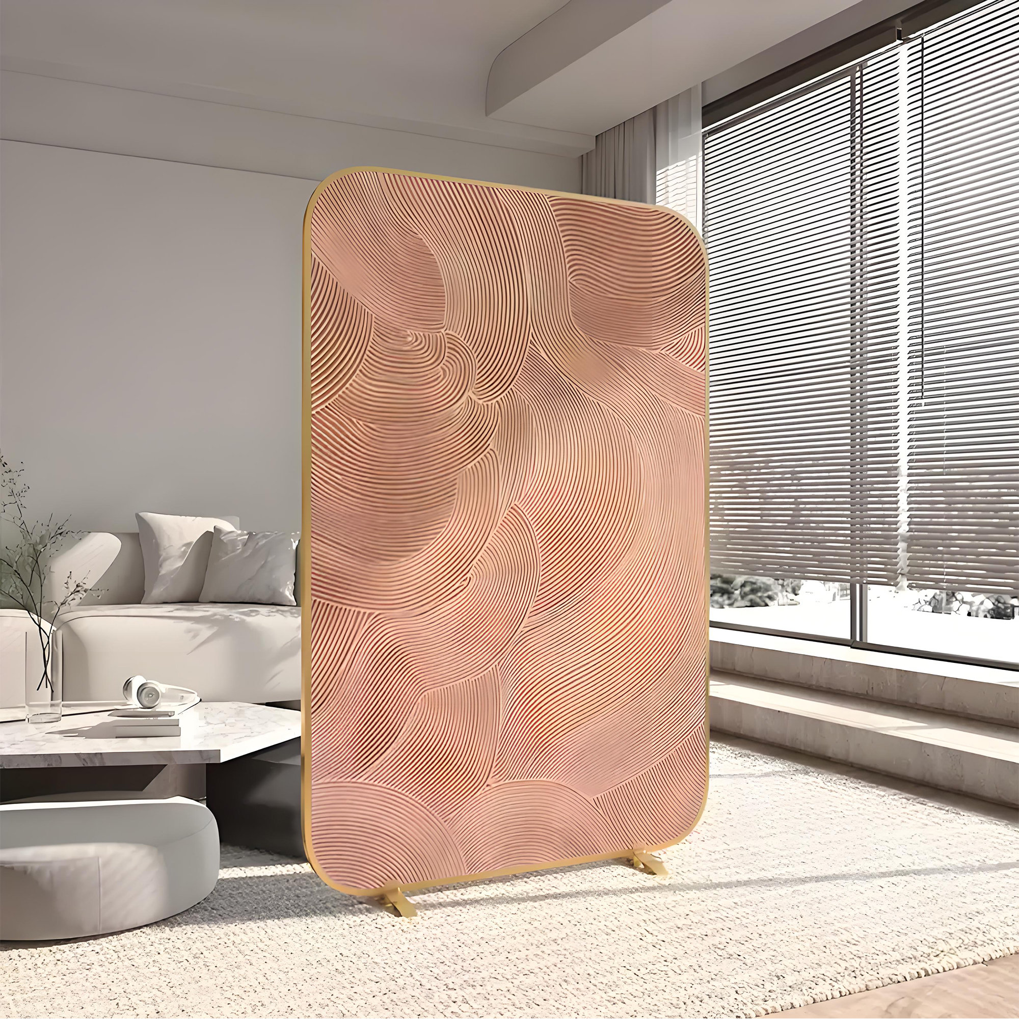 Everly Quinn Luxury Minimalist Partition Screen | Wayfair