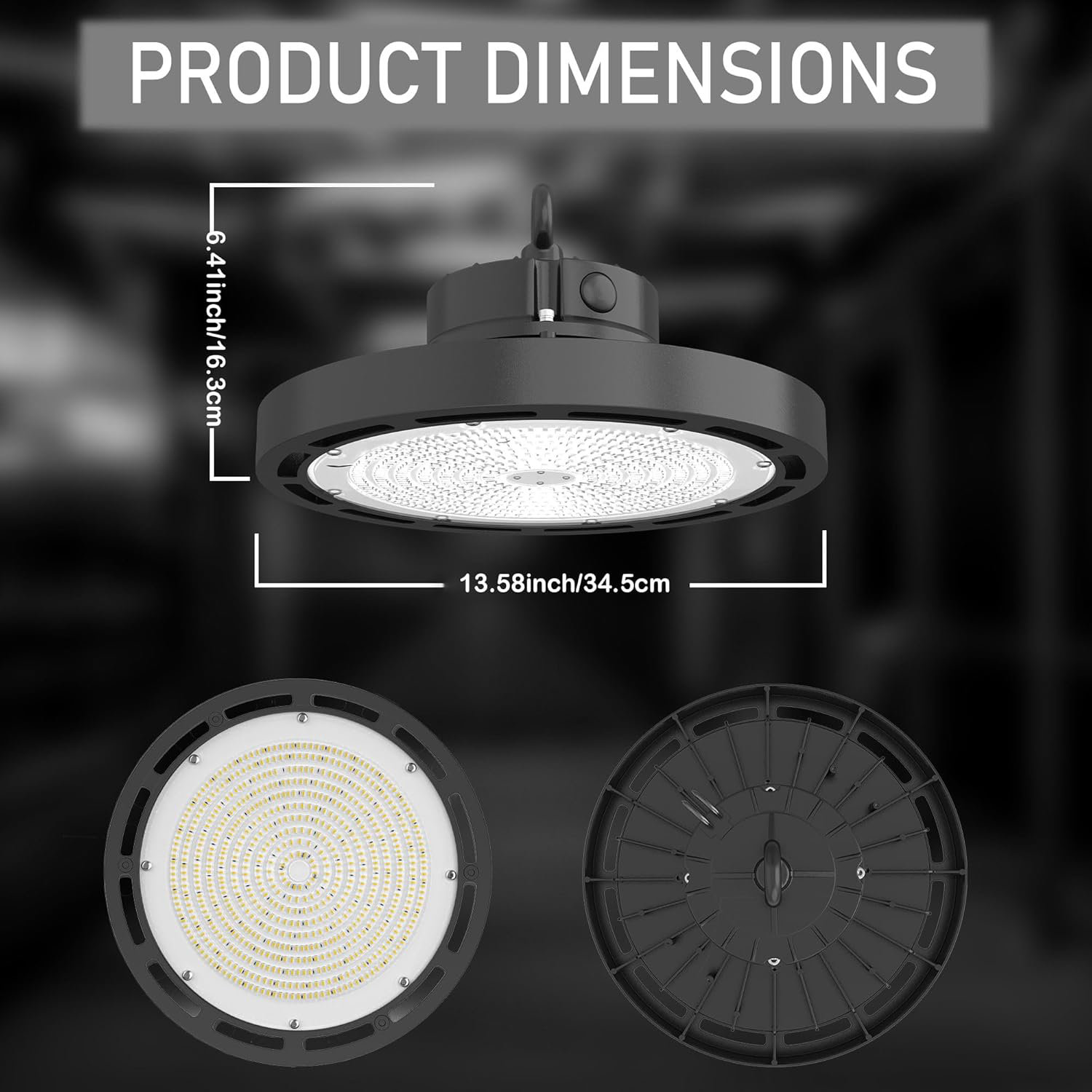 Wen Lighting Round High Bay Ceiling Light | Wayfair