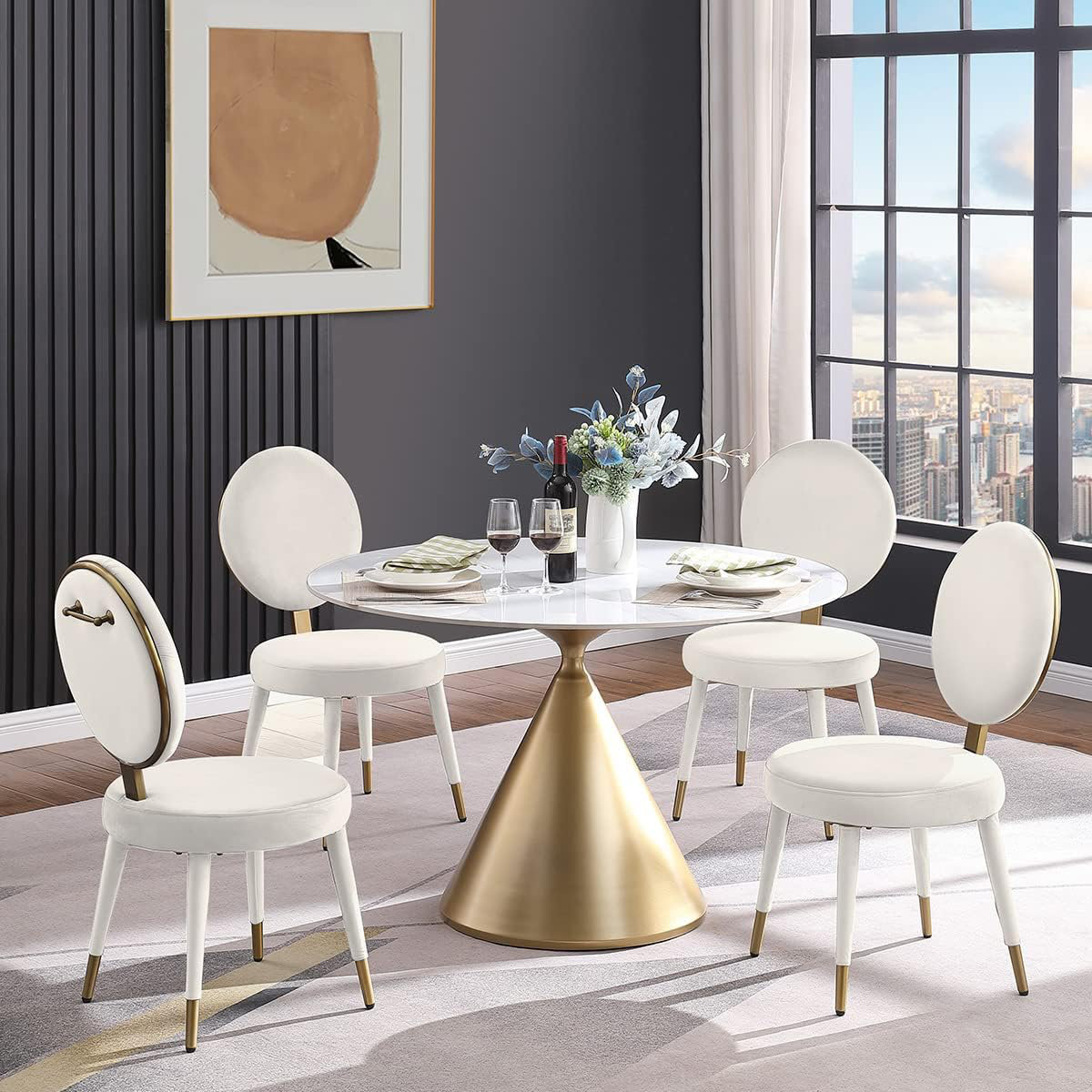 Mercer41 Grapevine Round 47'' Dining Set | Wayfair