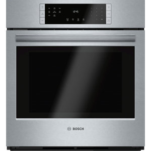Bosch 800 Series 27" Self-Cleaning Convection Electric Single Wall Oven ...