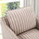 Ivy Bronx Kandyn 29.7" W Modern Soft Stripe Upholstered Swivel Barrel ...