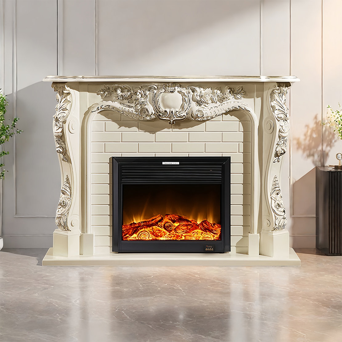 Elegant Home Furnishings.s European-style electric fireplace - Wayfair ...