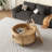 Charlton Home® Modern Round Coffee Table With Dual Storage, Hidden ...