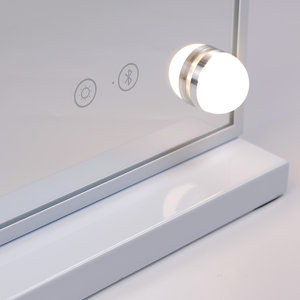 Blue Elephant Rectangle Bluetooth LED Metal Mirror & Reviews | Wayfair ...