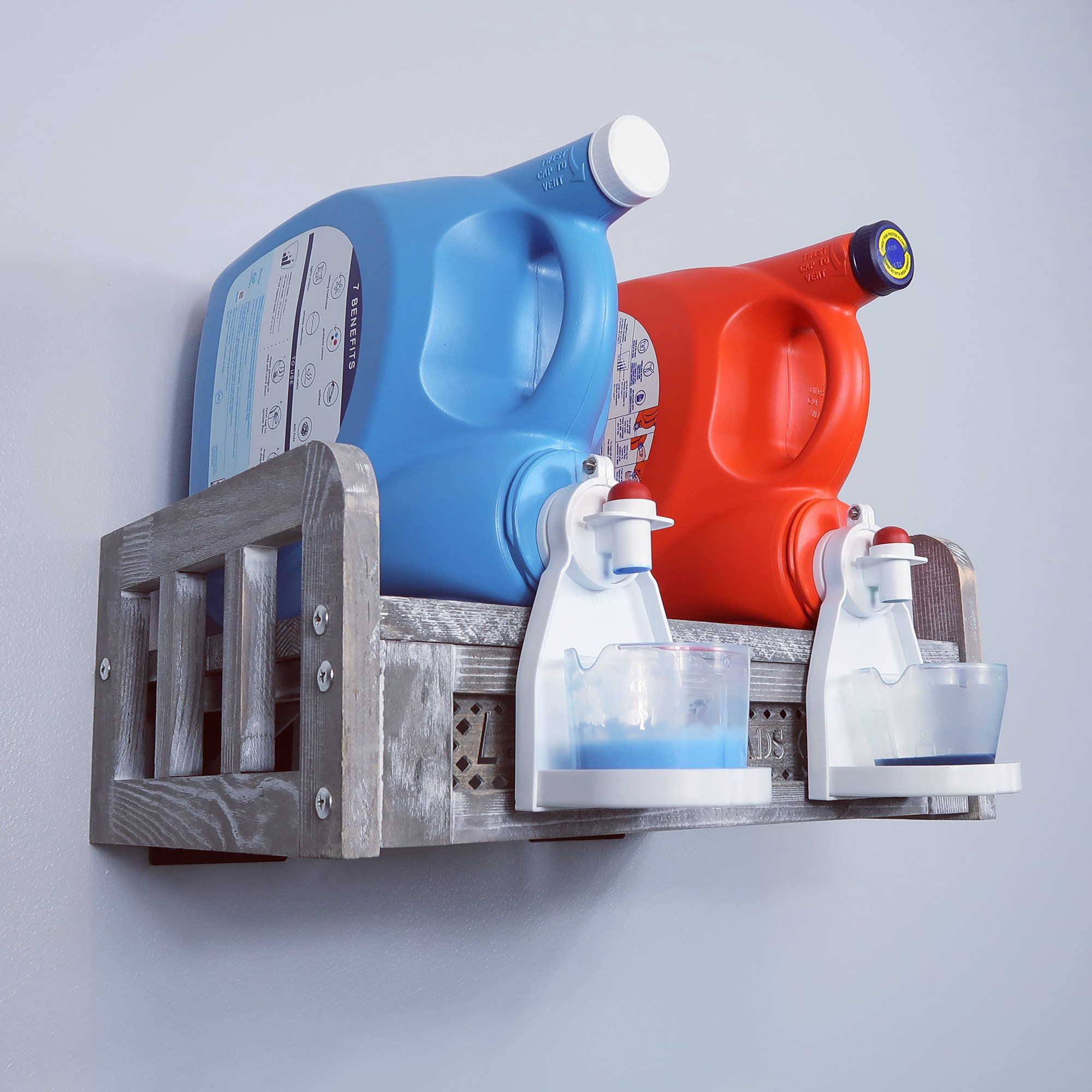 Bekitchen Wood Wall Mounted Laundry Room Organizer | Wayfair