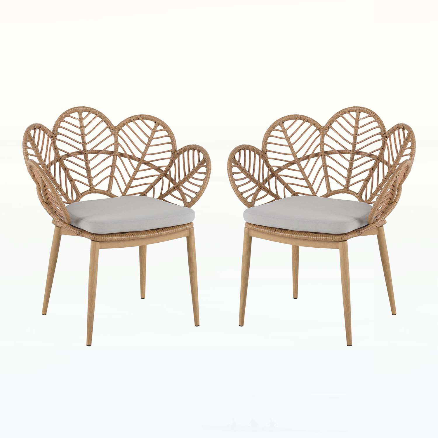 Dakota Fields Exceptional Outdoor Wicker Chair Set for Unrivaled ...