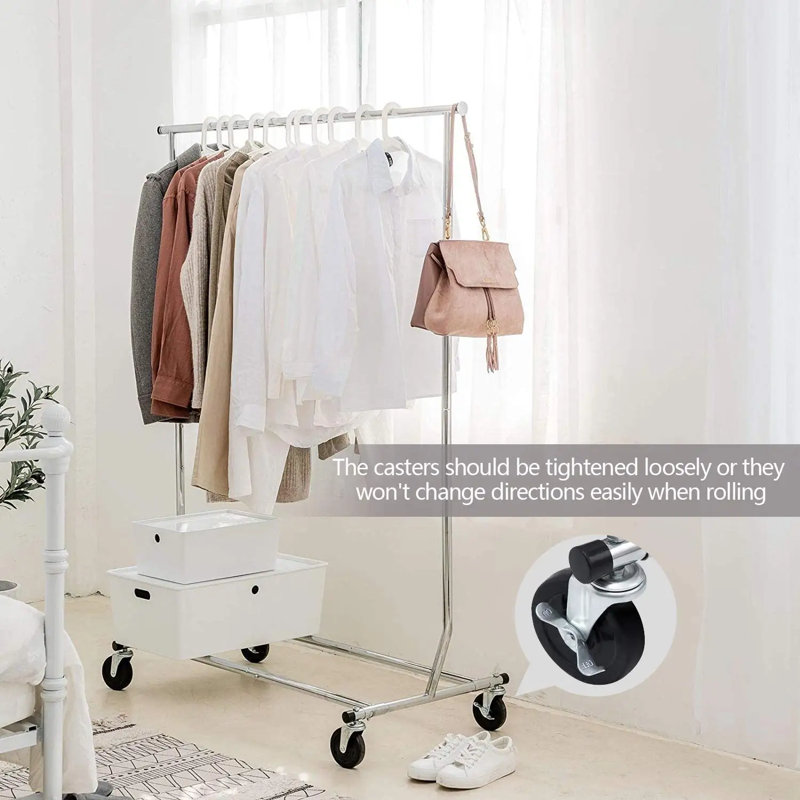 Rebrilliant Folding Clothes Rack | Wayfair