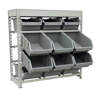 Rebrilliant Jiyana 33 W x 15 D x 36 H Garage Storage Bin Rack System ...