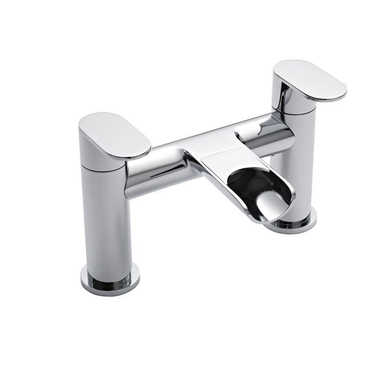 Ultra Flume Deck Mounted Pillar Taps Bath Filler | Wayfair.co.uk