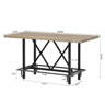 17 Stories Bochini 62.99 L x 31.49 W Dining Table Counter Height ...