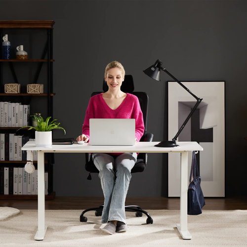 Latitude Run® Height Adjustable Standing Desk & Reviews | Wayfair