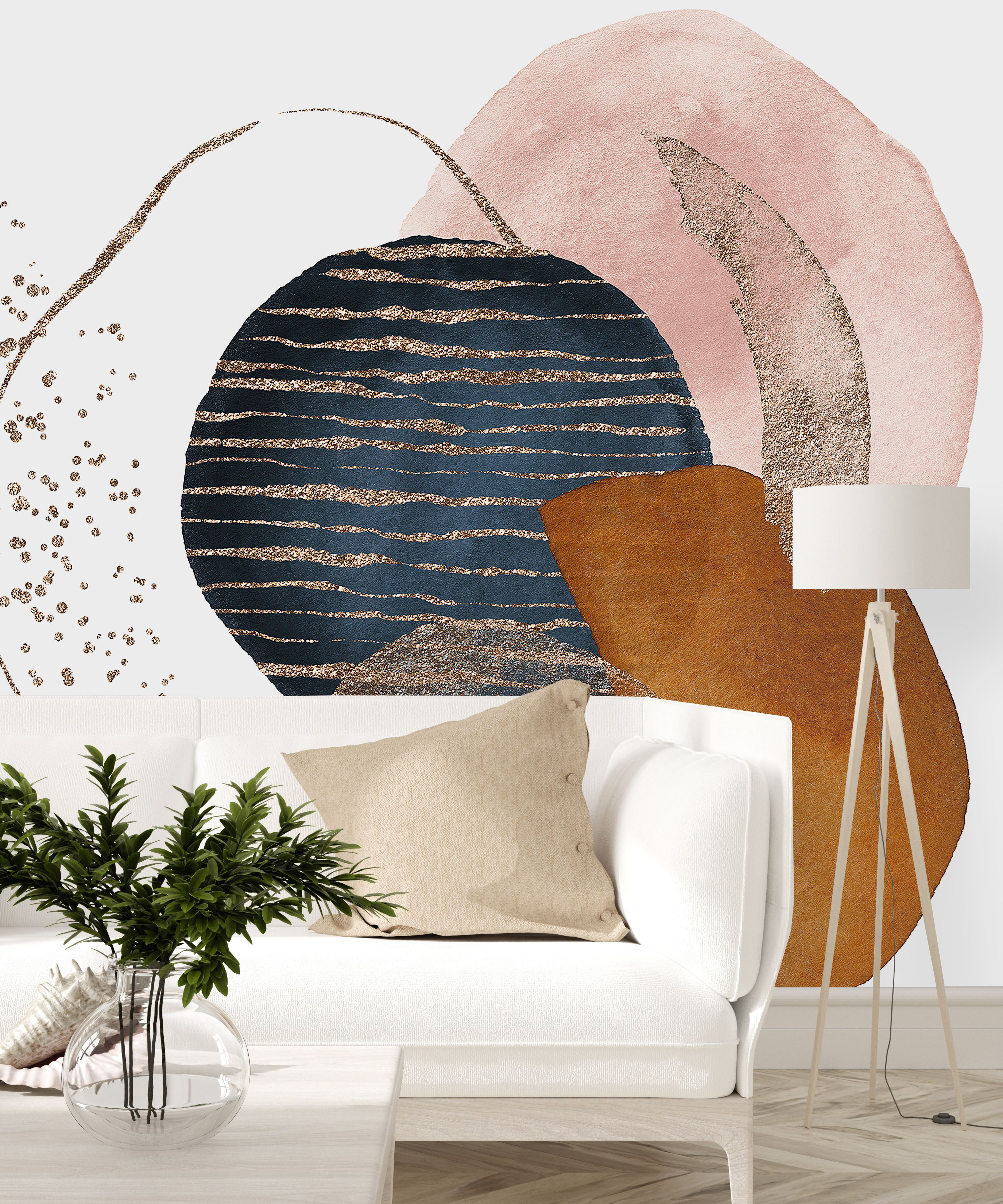 Corrigan Studio® Dylilah Circles Wall Mural | Wayfair