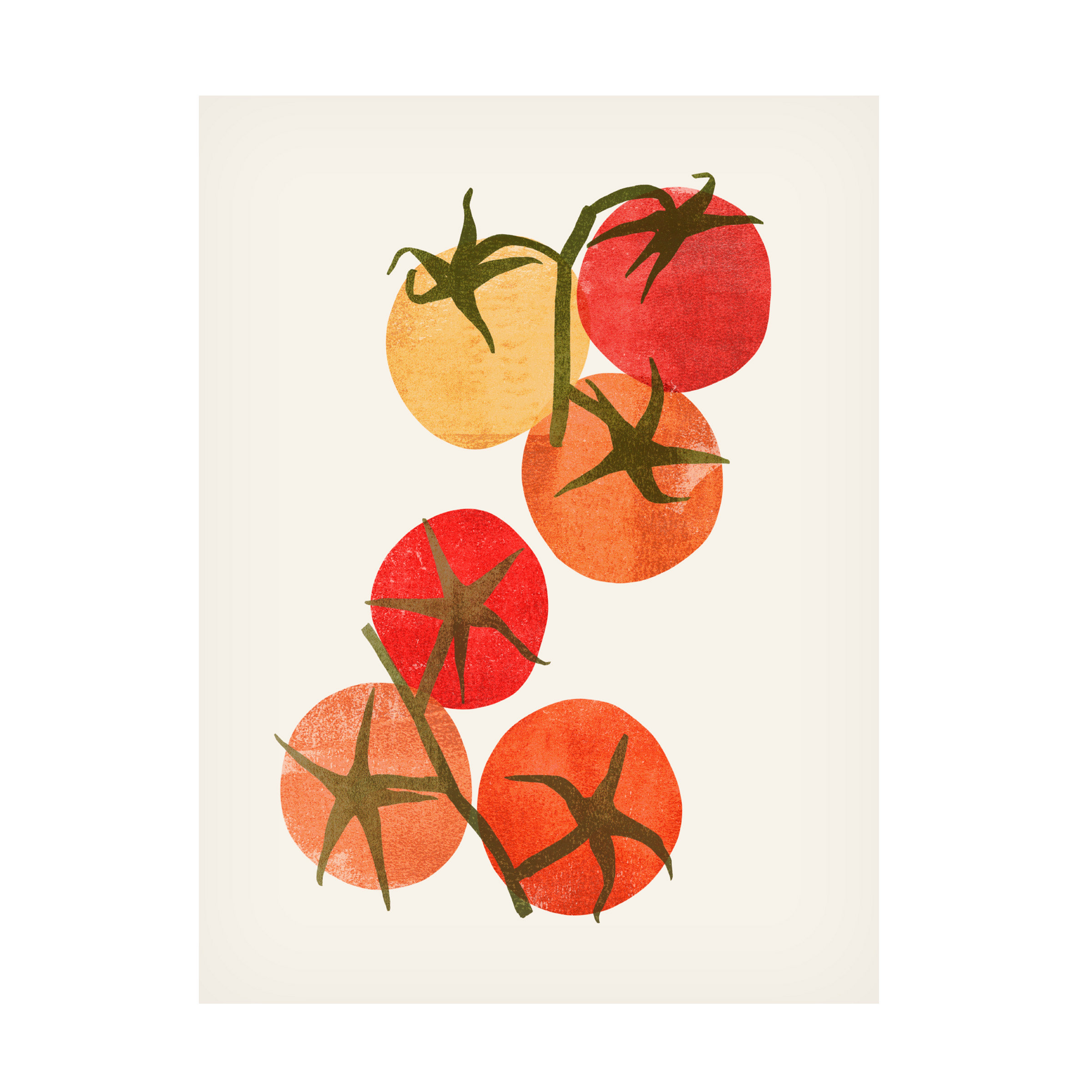 August Grove® Organic Veg IV On Canvas by Victoria Barnes Print | Wayfair