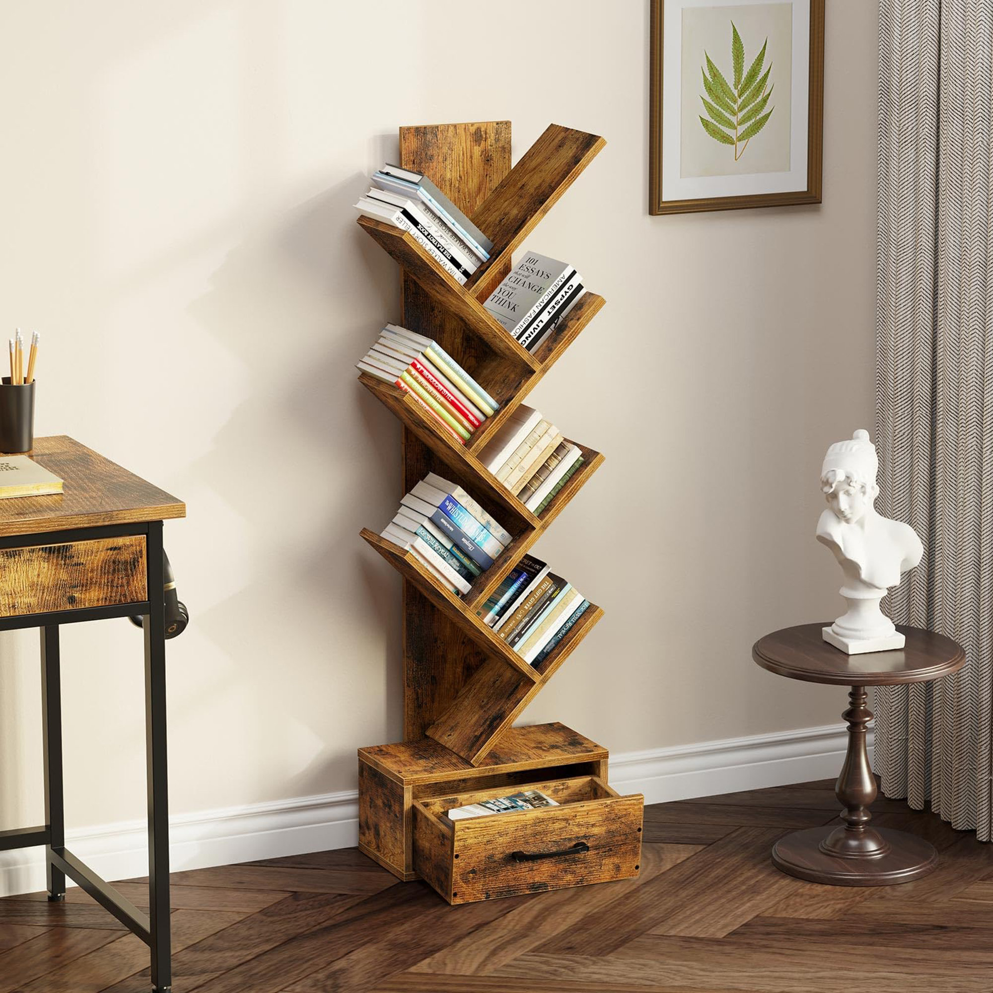 George Oliver Roemer Step Bookcase | Wayfair