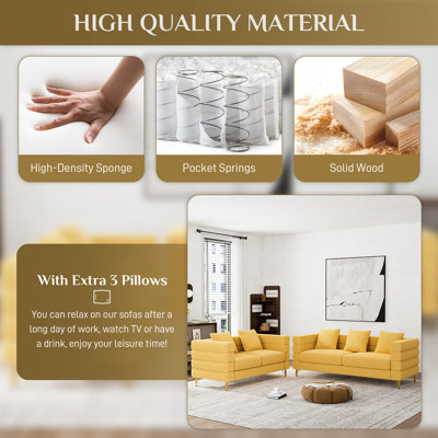 ouyessir Ottwell 2 - Piece Living Room Set | Wayfair