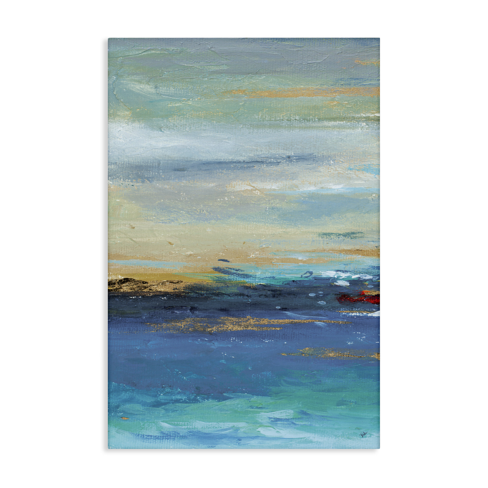 Dovecove Ombre Ocean View Canvas by Patricia Pinto | Wayfair