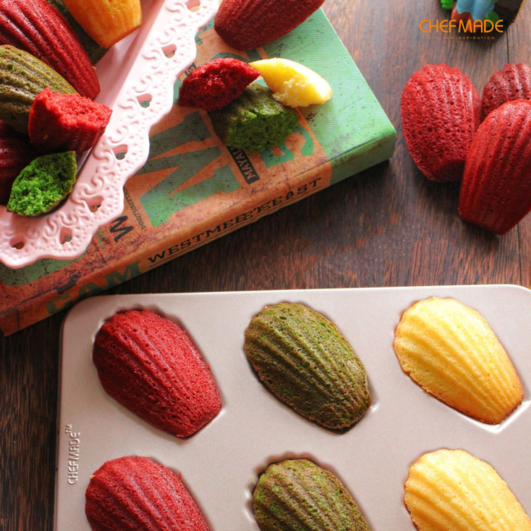 Chefmade 6 Cavity Oval Shell Madeleine Mould Cake Pan - Wayfair Canada