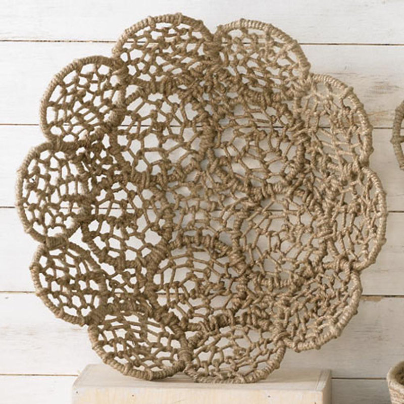 Bungalow Rose Flower Wire Basket | Wayfair