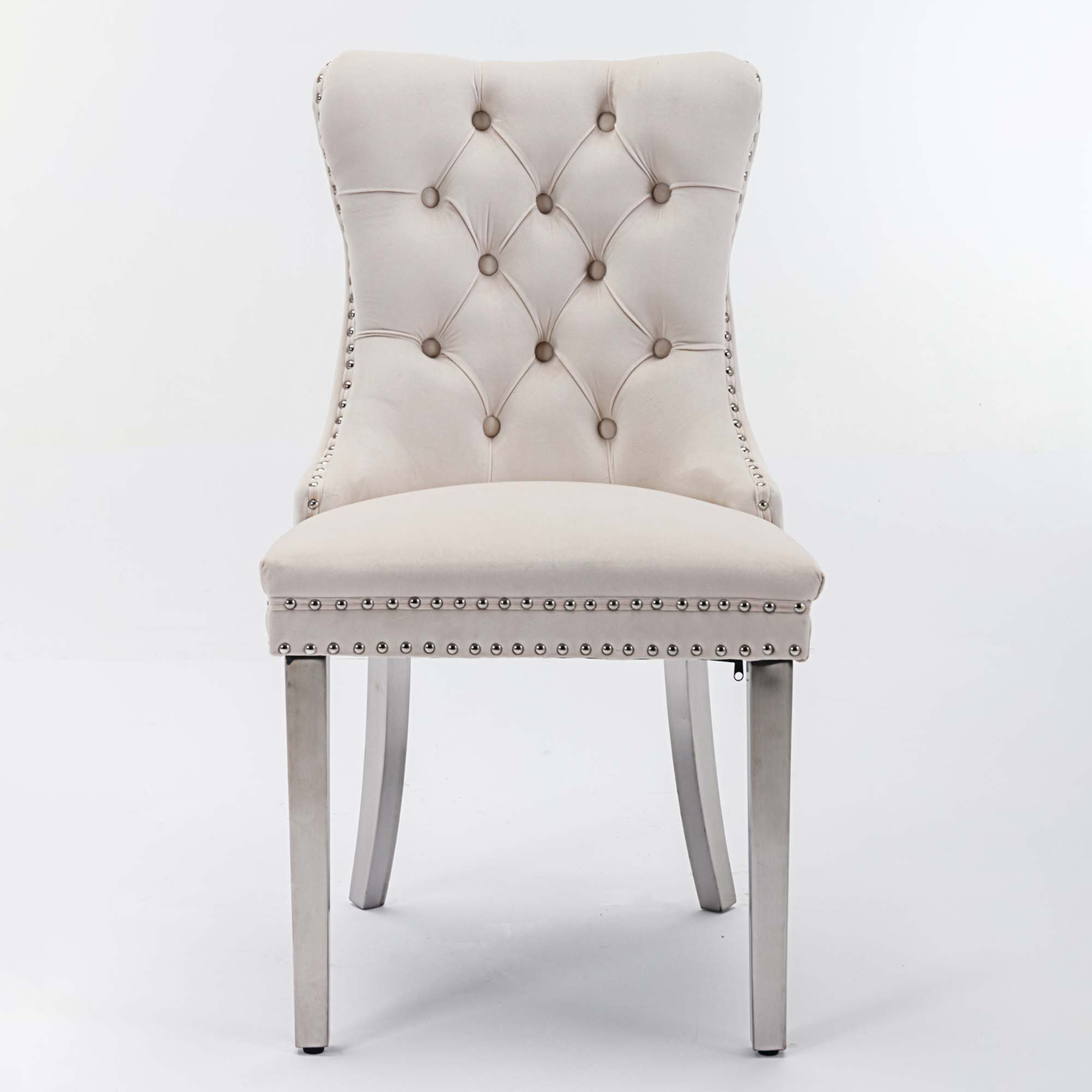 House of Hampton Contemporary Velvet Upholstered Dining Chair With ...