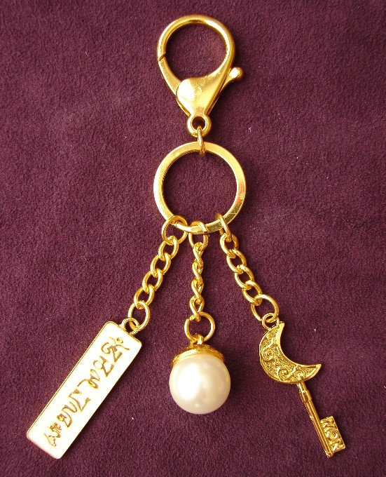 Feng Shui Import Moon Pearl Monday Talisman Key Chain | Wayfair