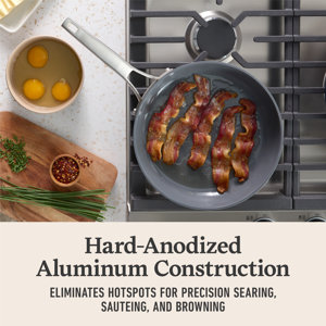 Calphalon Premier Ceramic Nonstick 8" and 10" Frying Pan Set, Midnight ...