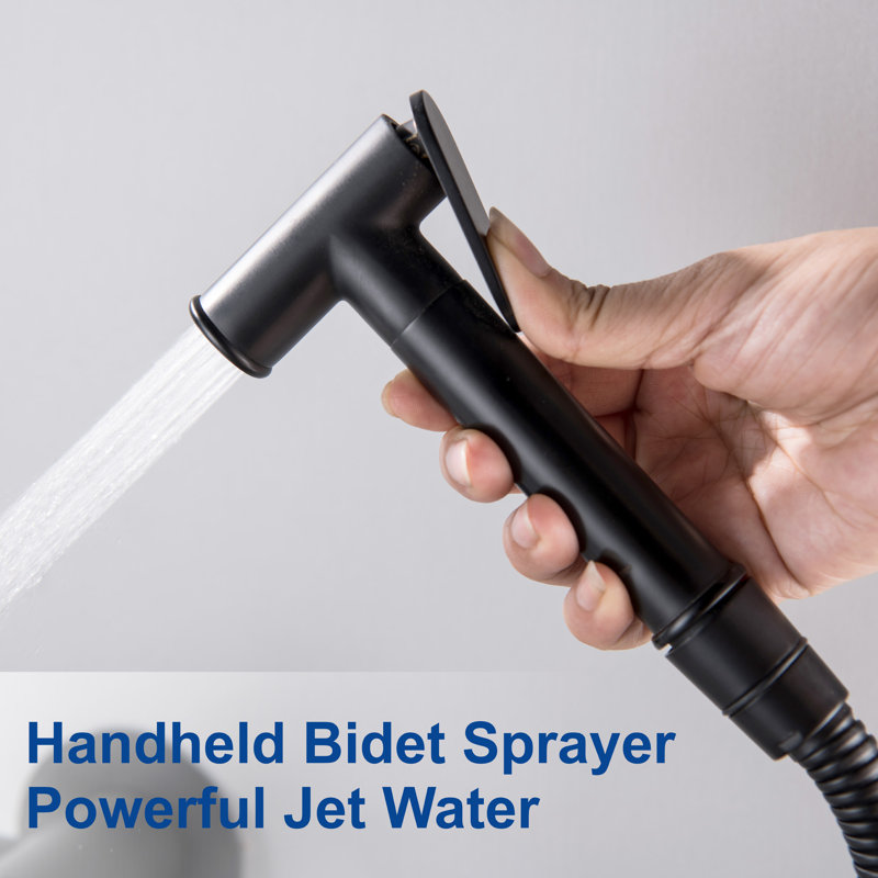 SHAMANDA Handheld Bidet Sprayer for Toilet Round Hand Held Bidet with ...