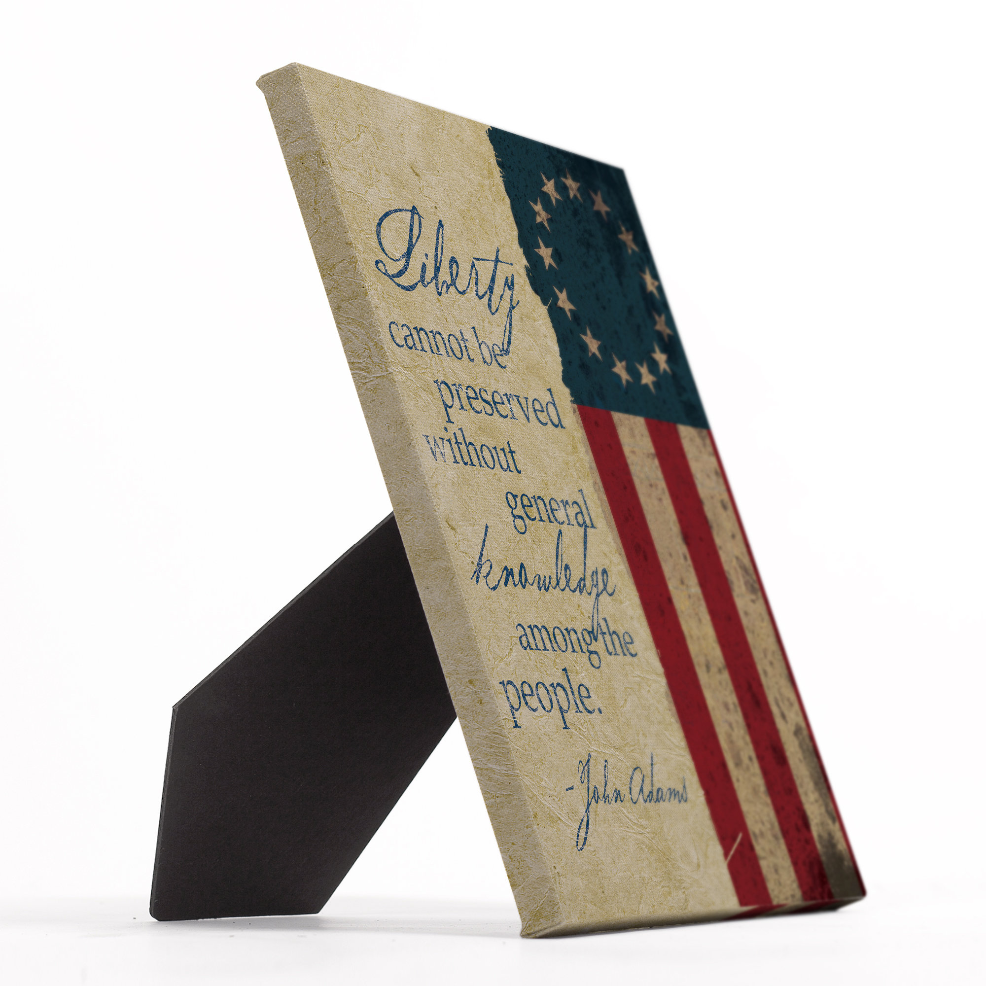 The Holiday Aisle® Lawnton Liberty Easelback | Wayfair