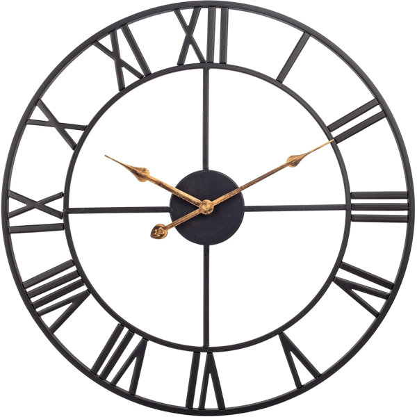 17 Stories Modern Wall Clock, Kitchen Clocks Wall Battery Operated ...