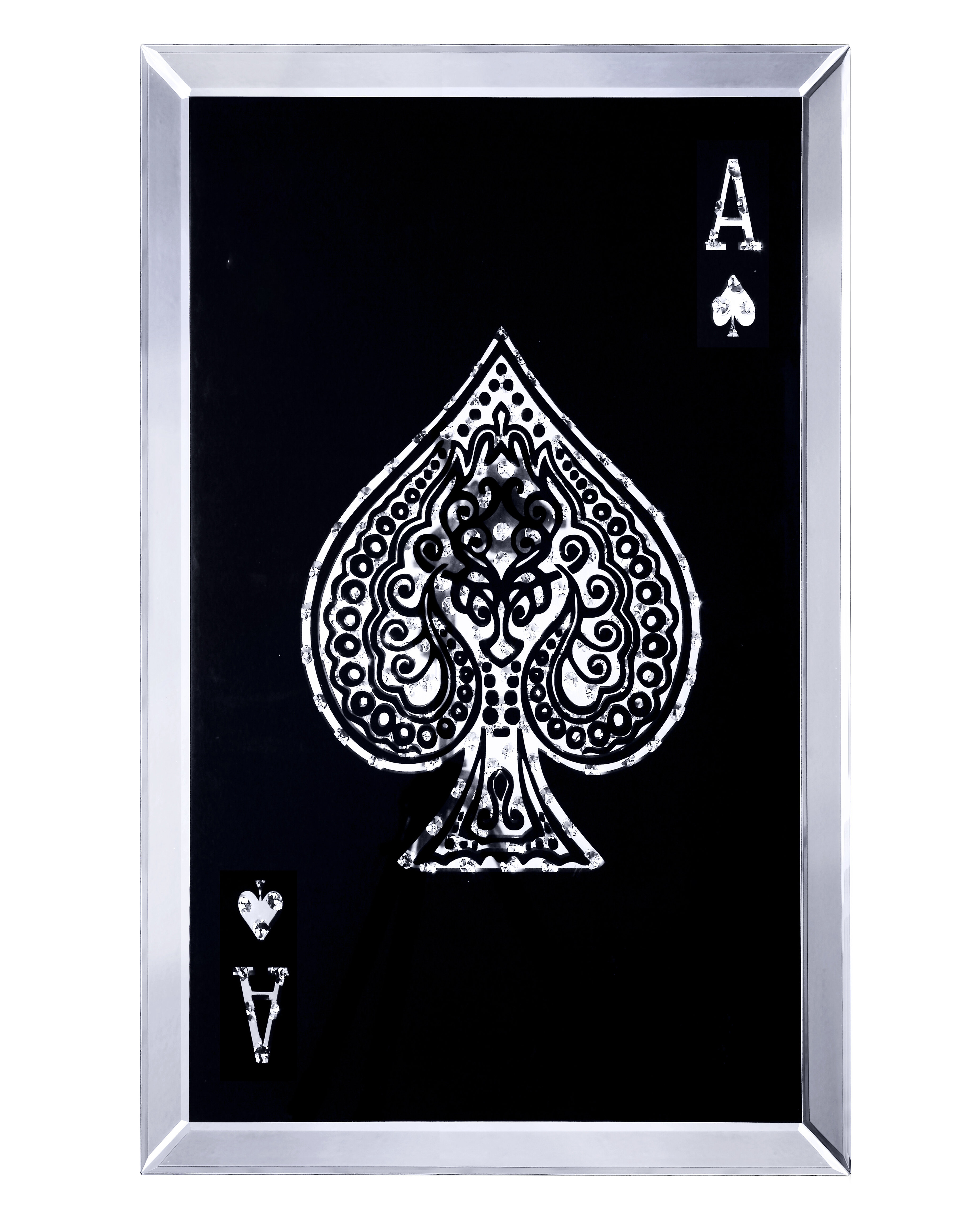 Plethoria Beret Aces of Spades - Single Picture Frame Print | Wayfair