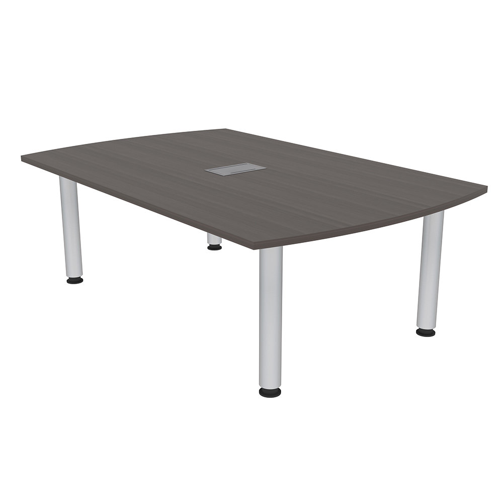 Skutchi Designs, Inc. 6Ft Powered Arc Rectangle Conference Room Table ...