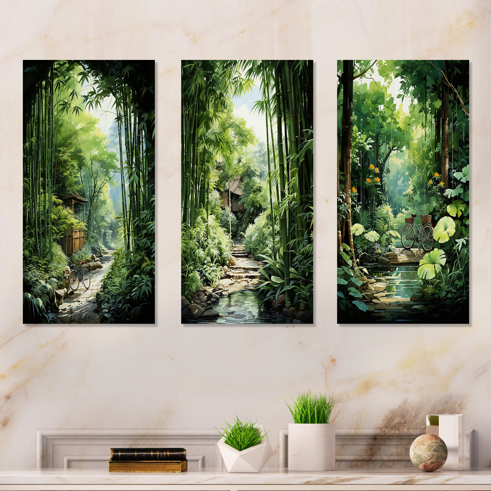 Millwood Pines Jade Journey Green Forest | Wayfair