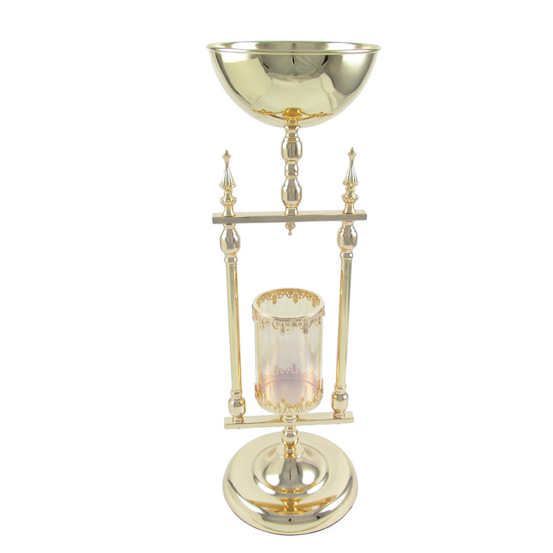 Rosdorf Park Fabre Hurricane Candle Holder Riser Centerpiece Decor ...