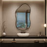 Wrought Studio™ Irregular Unique Shaped Wall Mirror, Asymmetrical ...