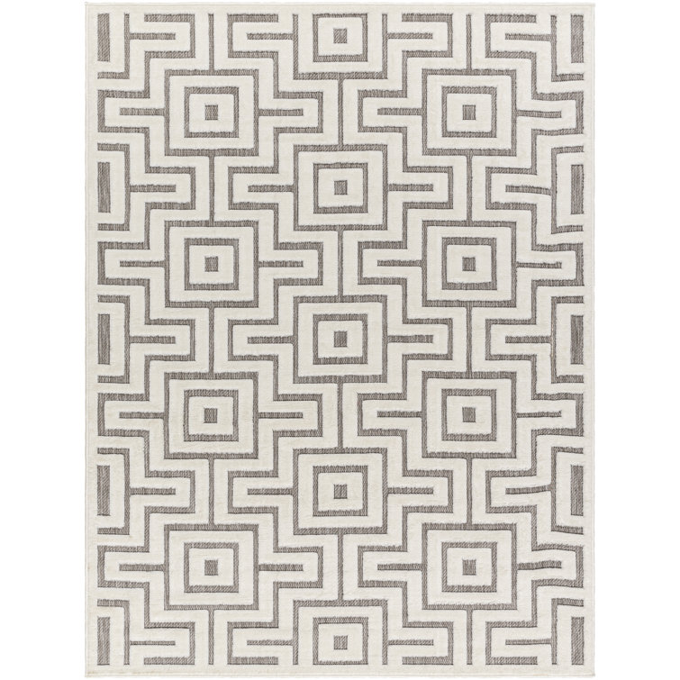 George Oliver Dihanna Geometric Indoor / Outdoor Rug & Reviews | Wayfair