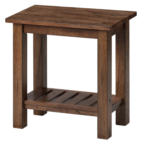 Sand & Stable Esporta Solid Wood Pedestal End Table & Reviews | Wayfair