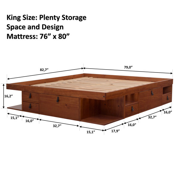 Latitude Run® Pharr Storage Bed & Reviews | Wayfair