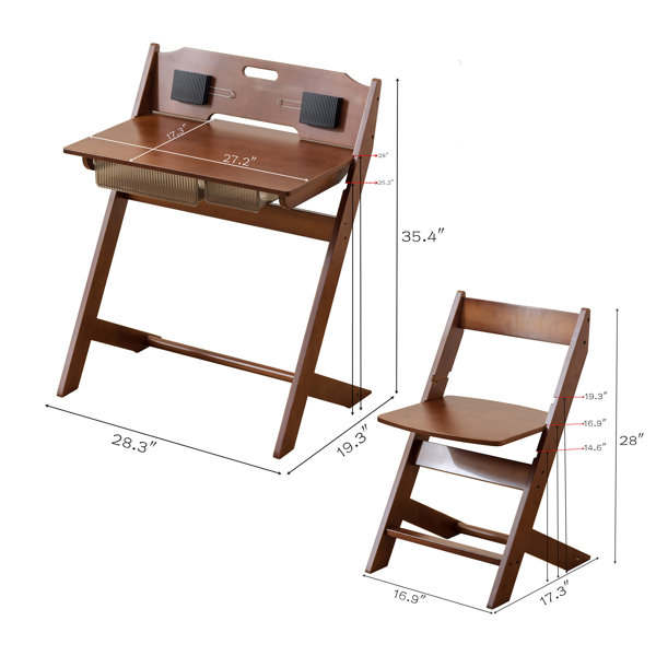 BALANBO Kids Writing Desk Computer Desk Tilted Desktop Learning Desk ...