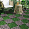 LUTINMUE New Stone Texture 12" Patio Deck Tiles, DIY Module ...