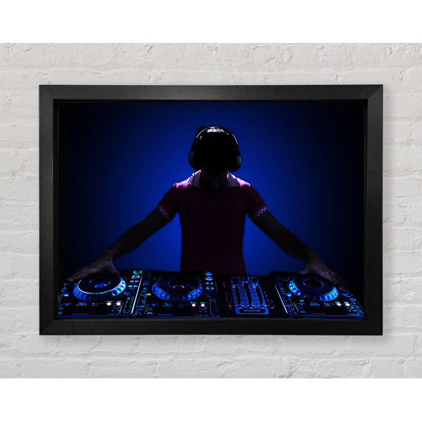 Ebern Designs DJ Decks - Single Picture Frame Art Prints | Wayfair.co.uk