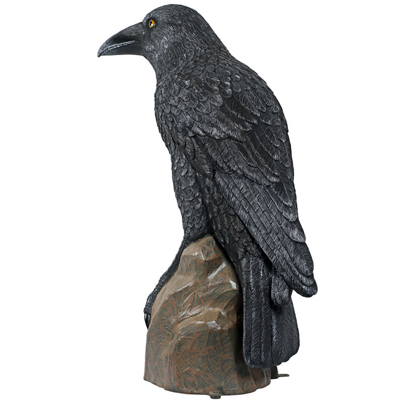 Design Toscano Giant Gothic Raven Statue | Wayfair