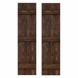 Dogberry Collections Traditional Board and Batten Exterior Shutters ...