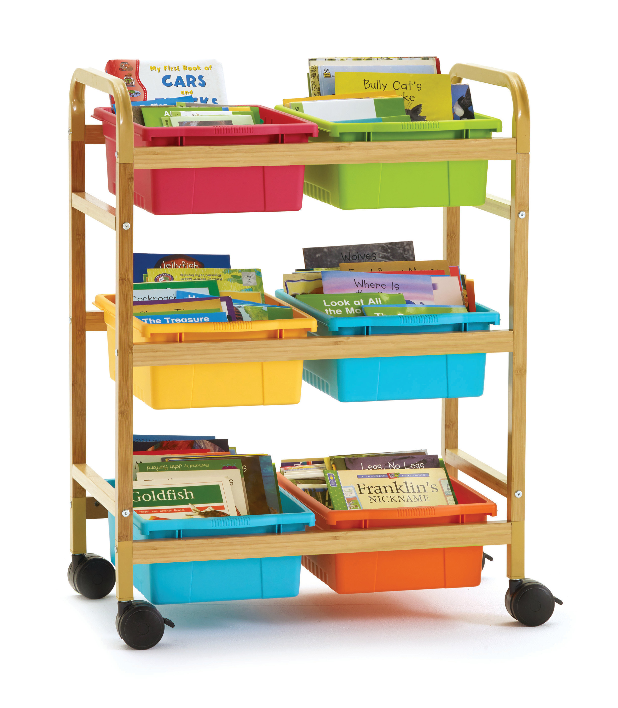 Copernicus Double Sided Teaching Cart with Bins | Wayfair
