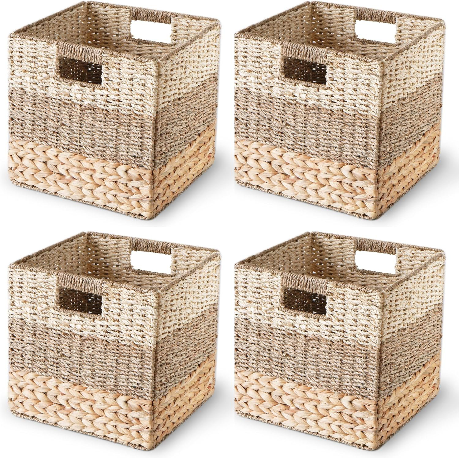 MCKINNON HOME FURNISHINGS, INC. Wicker Storage Basket, Natural Wicker ...