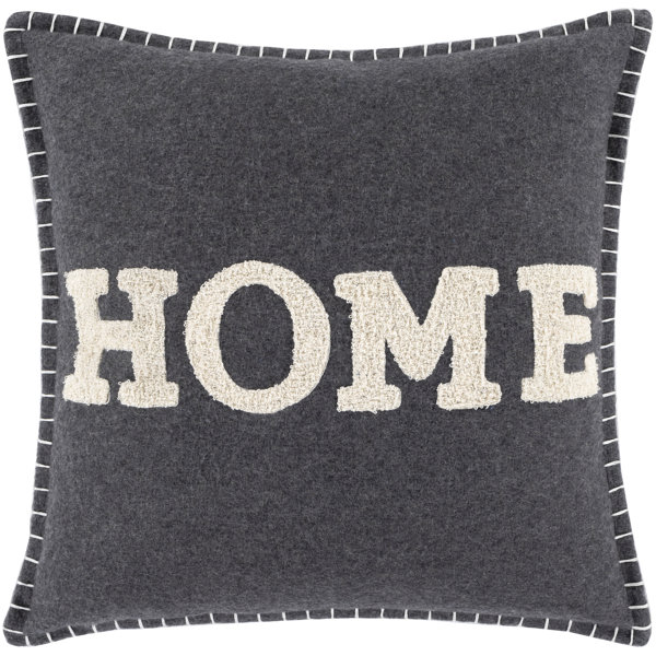 Livabliss Home Time Wool Blend Throw Pillow | Wayfair