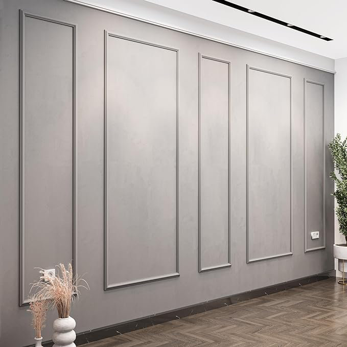 Birdeco Ready to Assemble Wall moulding kit Pieces, All Edges precut ...