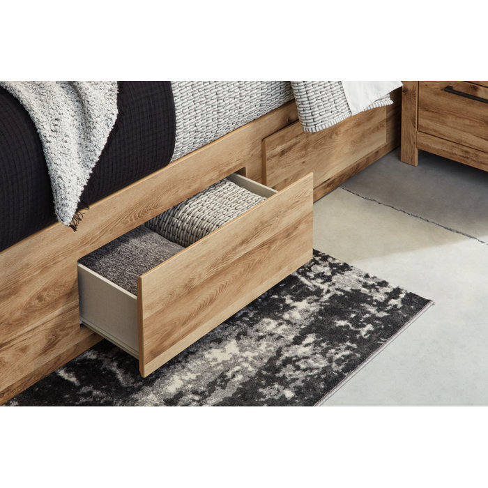 Union Rustic Homeira Platform Storage Bed & Reviews | Wayfair