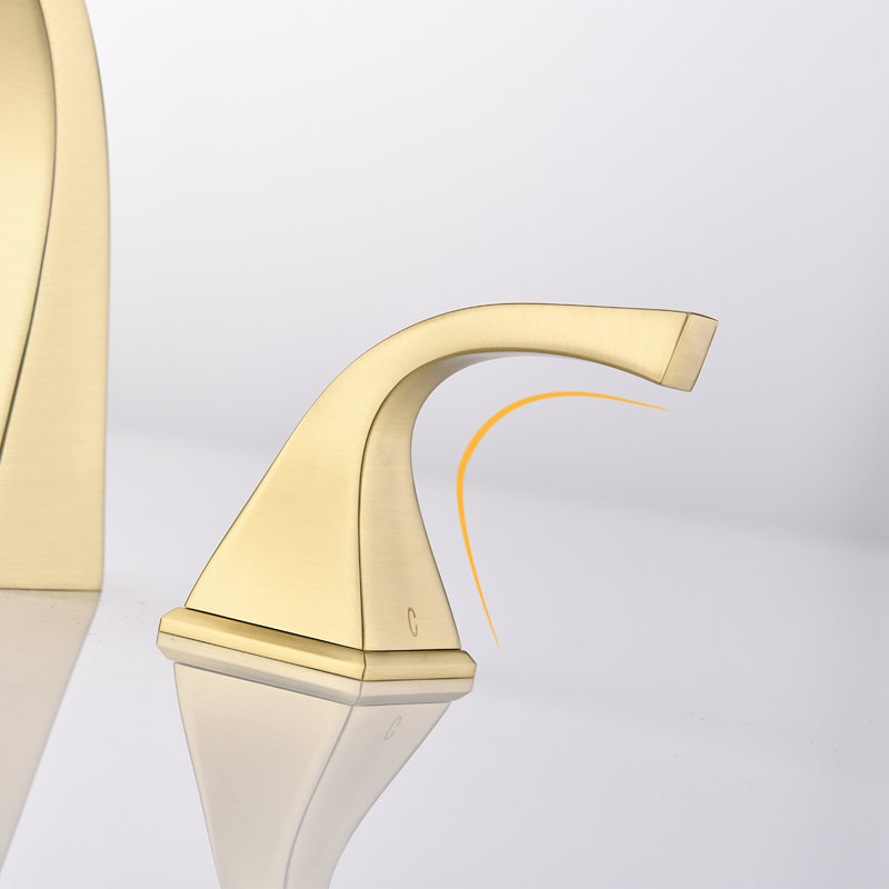 TITAMORE Widespread Faucet 2-handle Bathroom Faucet with Drain Assembly ...