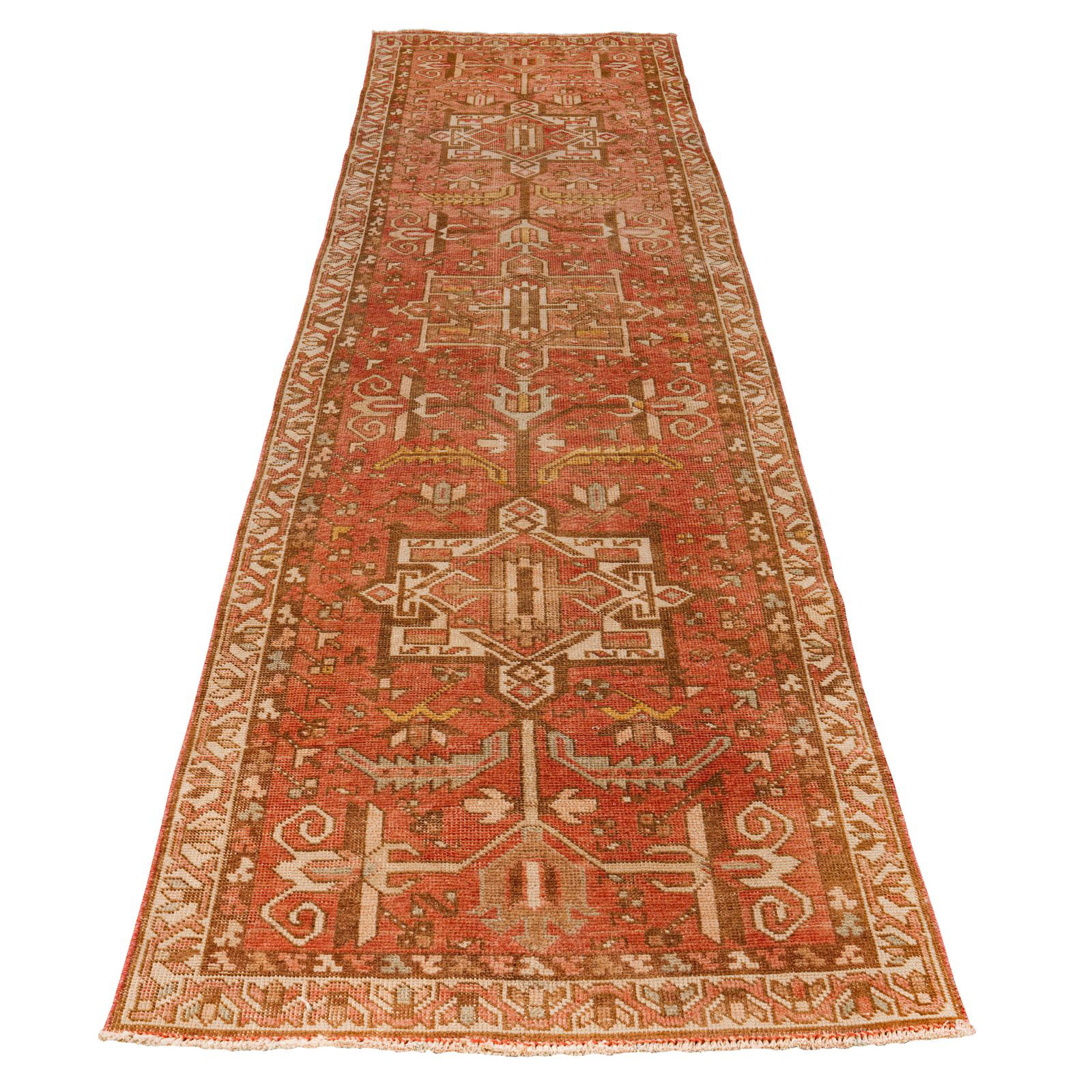 Home and Rugs One-of-a-Kind 2'8'' x 12'6'' 1990s Area Rug in Rust | Wayfair